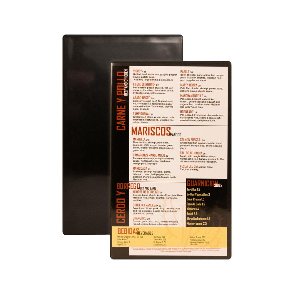 Vinyl Tuscan Menu Boards – The Menu Shop